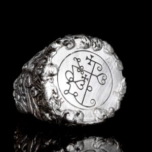 Falcon Jewelry 925 Sterling Silver Ring, Talisman Mason Ring, Jewish Symbol, Natural Organic Design