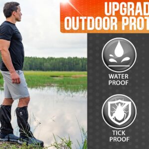 Pike Trail Waterproof Adjustable Leg Gaiters: For Hiking in Mud, Sand, and Snow - Hunting, Mountain Climbing, or Snowshoeing