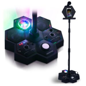 karaoke machine - singsation all-in-one karaoke system & party machine - performer speaker w/bluetooth microphone sing stand - no cds! - kids or adults. youtube your favorite karaoke videos & songs