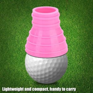 Pink Silicon Ball Pickup Suction Cup Tee Ball Retriever Sucker Grabber er Training Accessory Put On Putter Grip