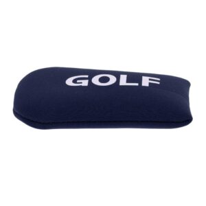 baosity neoprene golf putter cover golf club iron mallet putter cover golf accessary, replacement, blue, 12x6.5cm