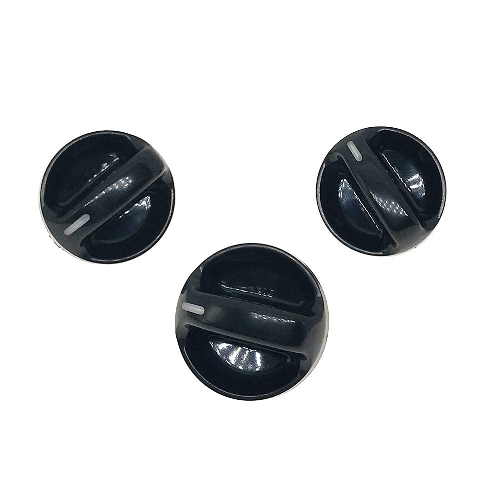 Set of 3 AC Air Conditioner Climate Control Knob Switch for 2000-2006 Toyota Tundra Replaces OE 55905-0C010 559050C010