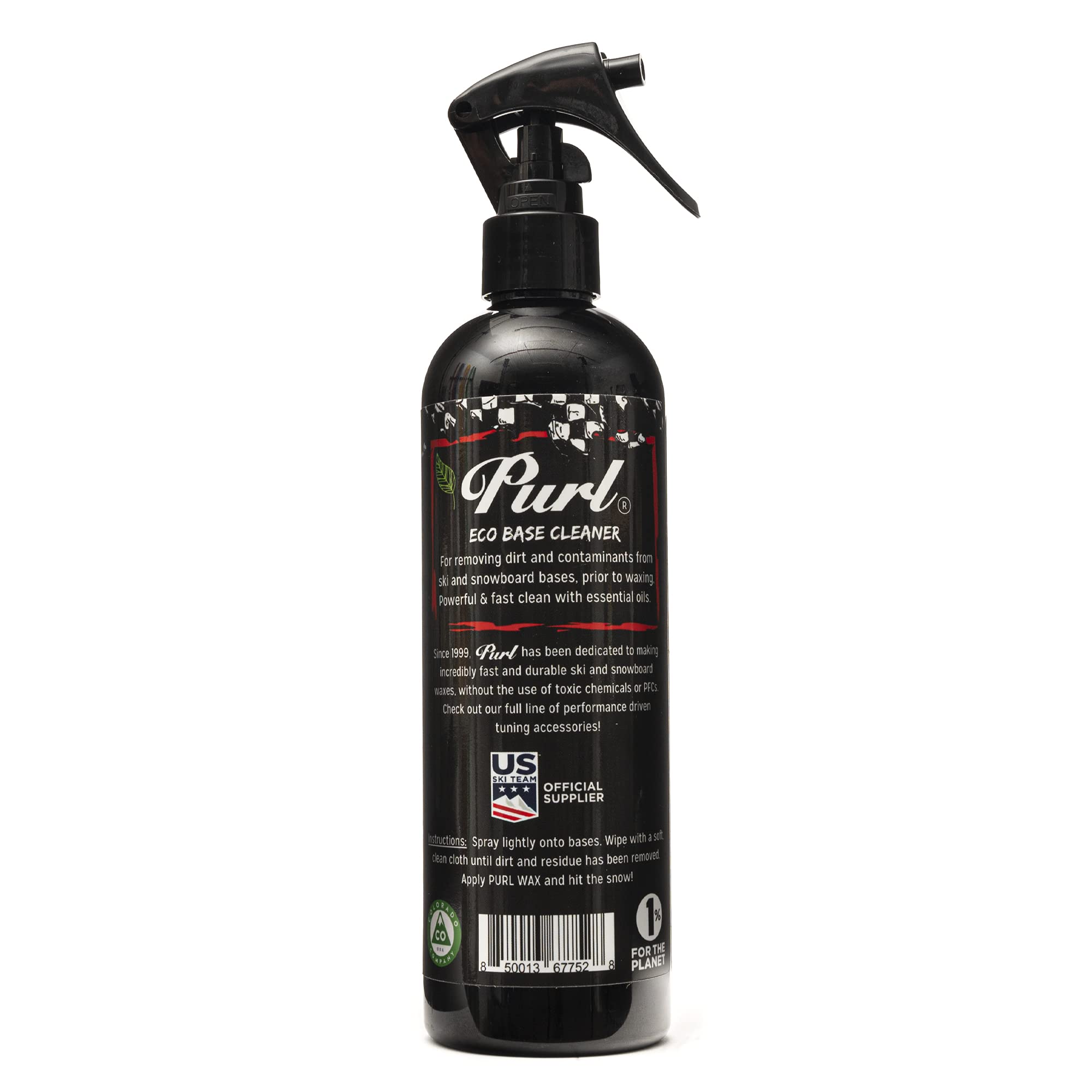 Purl Eco Ski & Snowboard Base Cleaner, 12 oz Spray