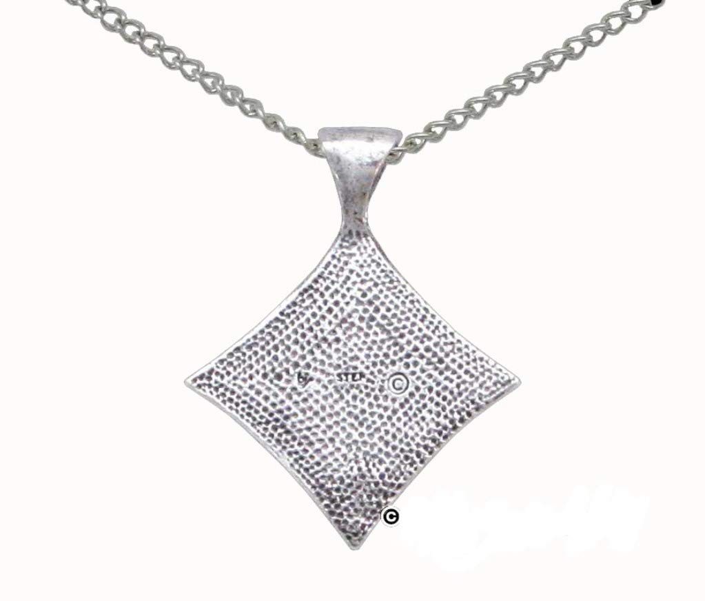 Badali Jewelry Officially Licensed Cosmere™ Pendant, Brandon Sanderson's Elantris™, Mistborn®, Warbreaker™, The Stormlight Archive™, and White Sand™ (Antiqued Silver)