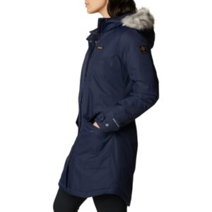 Columbia Women's Suttle Mountain Long Insulated Jacket, Dark Nocturnal, 2X Plus