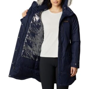 Columbia Women's Suttle Mountain Long Insulated Jacket, Dark Nocturnal, 2X Plus