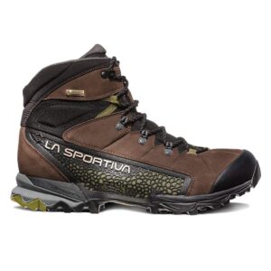 La Sportiva NUCLEO HIGH GTX Women's Hiking Shoe, Taupe/Berry, 40.5