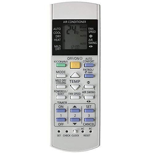 YING RAY Replacement for Panasonic Air Conditioner Remote Control A75C3865