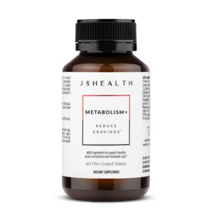 JSHealth Vitamins, Metabolism+ Formula, Healthy Natural Energy Support, Metabolism Maintenance Supplement (60 Capsules)