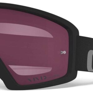 Giro Tazz MTB Unisex Adult Mountain Bike Protective Goggles - Black/Grey, VIVID Trail/Clear Lenses (2023)