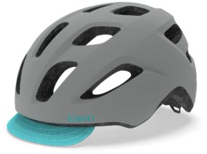 giro trella mips cycling helmet - women's matte grey/dark teal