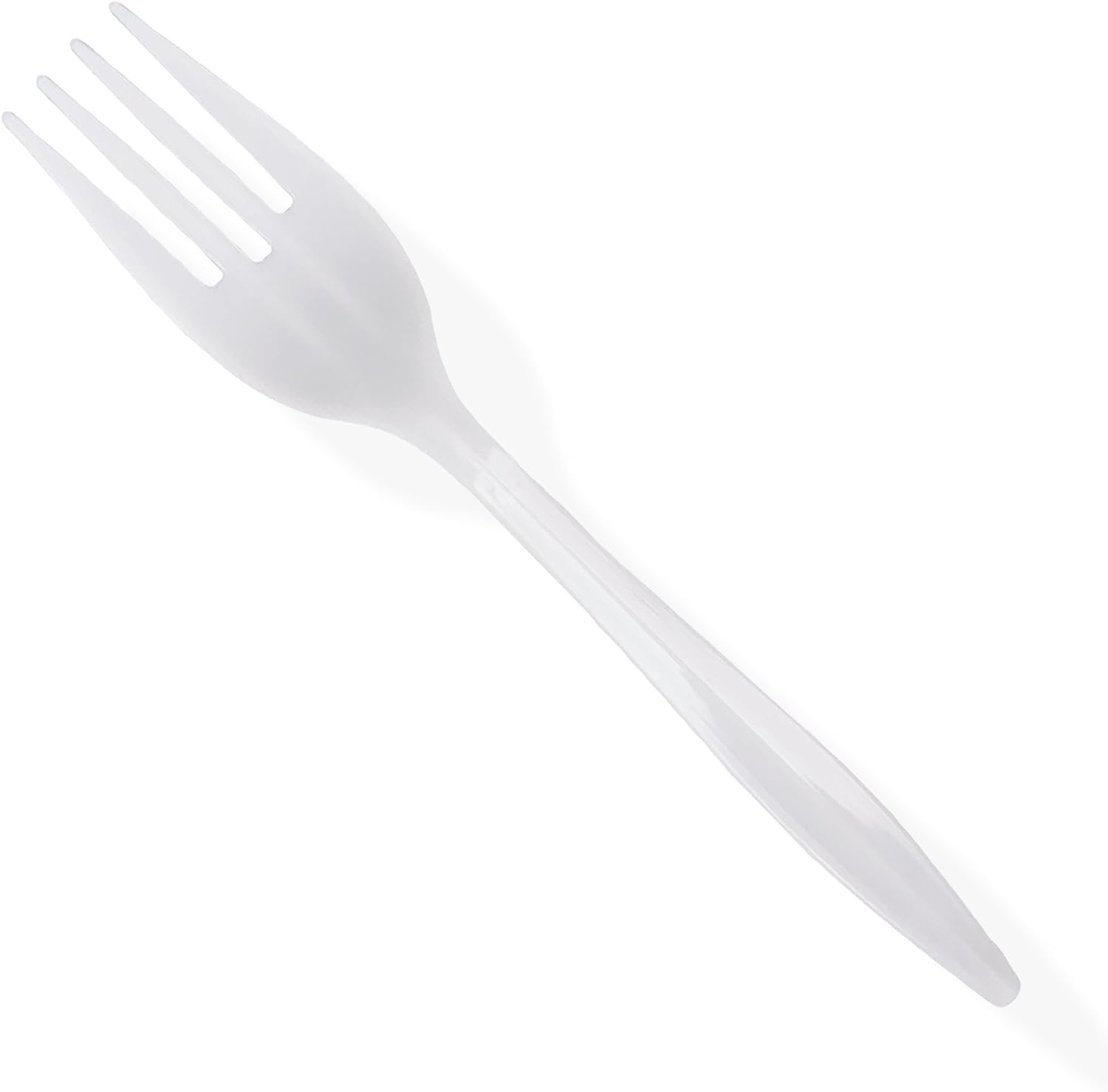 Pantry Value [400 Count] Lightweight White Plastic Forks - Disposable Cutlery for Parties, Events, and Dinner (Formerly Comfy Package)