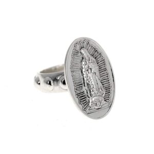 mayas gems our lady of guadalupe beaded band, sterling silver ring, artisan handcrafted (8)