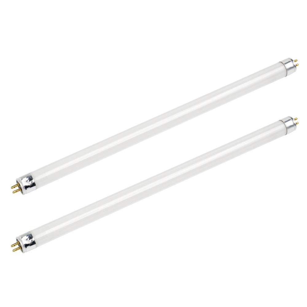 Bluex Bulbs 2-Pack F8T5/DL - T5 Fluorescent 5000K Day Light - 8 Watt - 12" Super Long Life Fluorescent Light Bulbs 20,000Hr (F8T5)