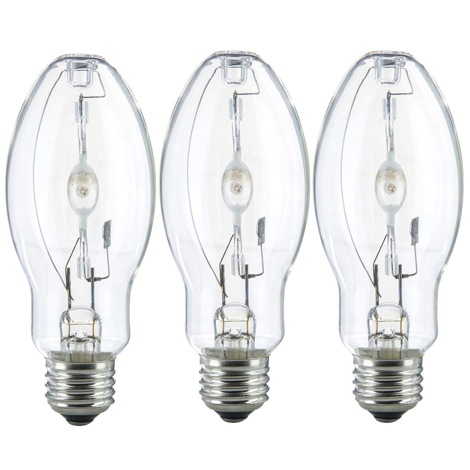 (3 Pack) MH100/U/MED 100W Metal Halide Bulb ED17 Medium Base Clear