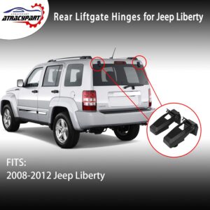 Rear Window Hinge Set Liftgate Glass Hinge Right & Left | for 2008 2009 2010 2011 2012 Jeep Liberty | #57010060AB, 57010061AB