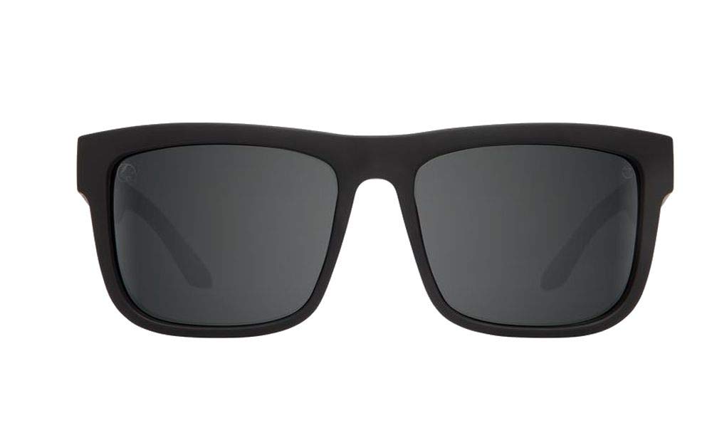 Spy Optic Discord Sunglasses Matte Black Leopard w/Happy Grey Green Silver Flash Lens + Sticker