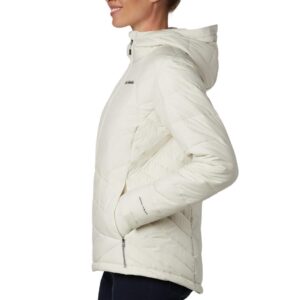 Columbia Women's Standard Heavenly Hooded Jacket, Chalk, Medium