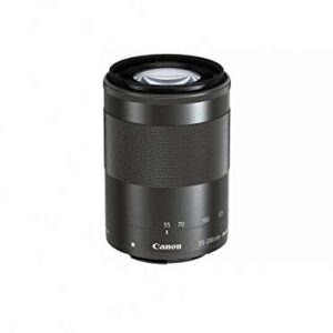 Canon EF-M 55-200mm f/4.5-6.3 Image Stabilization STM Lens (Black) (Renewed)