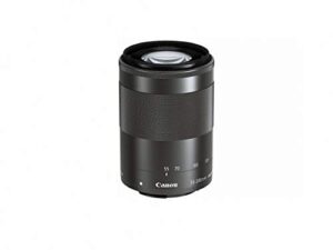 canon ef-m 55-200mm f/4.5-6.3 image stabilization stm lens (black) (renewed)