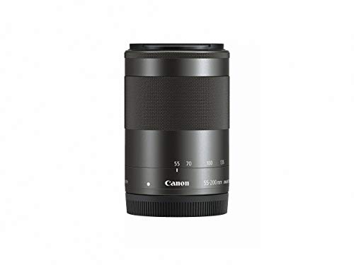 Canon EF-M 55-200mm f/4.5-6.3 Image Stabilization STM Lens (Black) (Renewed)