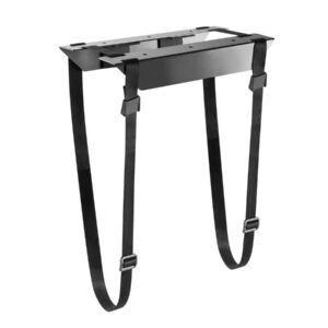 Monoprice Computer Case CPU Tower Holder - Low Profile Under Desk Mount, Supports Up to 22 Lbs, Horizontal or Vertical Mounting, Designed for Use with Sit-Stand Desks - Workstream Collection