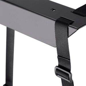 Monoprice Computer Case CPU Tower Holder - Low Profile Under Desk Mount, Supports Up to 22 Lbs, Horizontal or Vertical Mounting, Designed for Use with Sit-Stand Desks - Workstream Collection