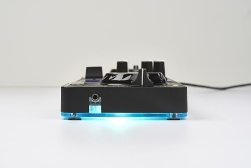 Hercules DJ Starter Kit | Starlight USB DJ Controller with Serato DJ Lite Software, 15-Watt Monitor Speakers, and Sound-Isolating Headphones