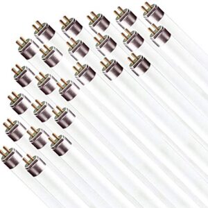 Circle - 25-Pack of Daylight Linear Fluorescent T8 Bulbs F32T8/SP865, 32W, 6500K, 48 inches