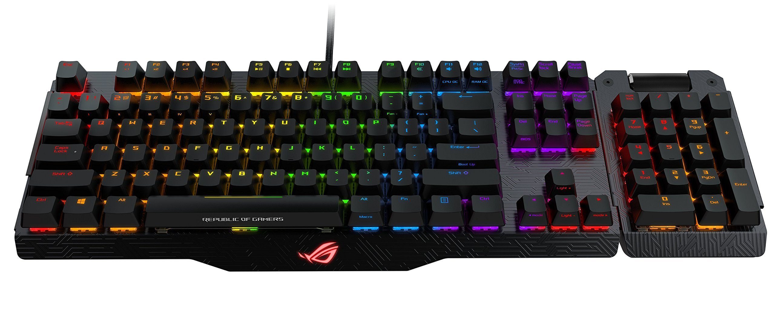 ASUS Mechanical Gaming Keyboard ROG Claymore Cherry MX Brown (Renewed)