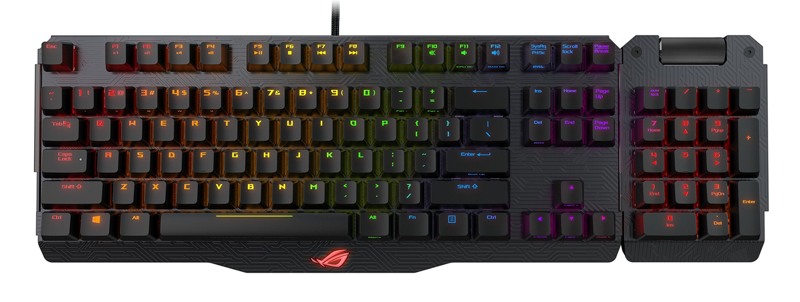 ASUS Mechanical Gaming Keyboard ROG Claymore Cherry MX Brown (Renewed)