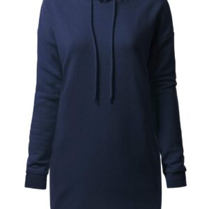 Design by Olivia Women's Casual Oversized Fleece Hoodie Sweatshirts Loose Pullover Tunic Fall Outfits S~3X Navy Blue ML