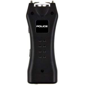 police stun gun 618 - mini rechargeable with led flashlight, black