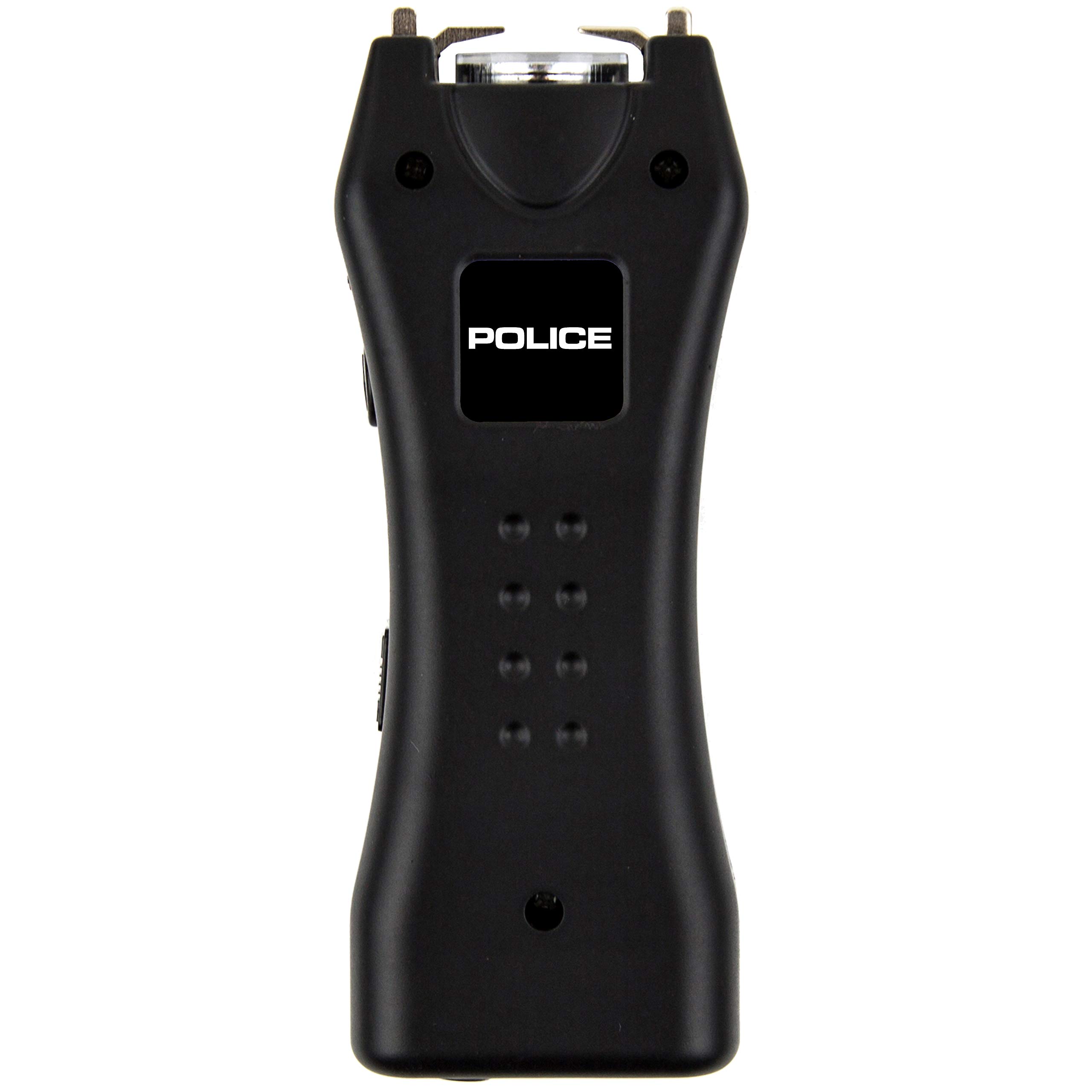 Police Stun Gun 618 - Mini Rechargeable with LED Flashlight, Black