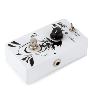 Caline Mini Noise Gate Pedals Electric Guitar The Noise Reduction Effects Pedal True Bypass with Aluminum Alloy Housing White CP-39