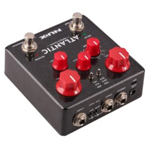 NUX Atlantic Multi Delay and Reverb Effect Pedal with Inside Routing and Secondary Reverb Effects