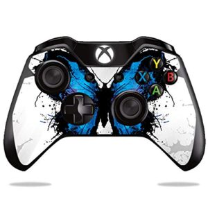 mightyskins skin compatible with microsoft xbox one or s controller - butterfly splash | protective, durable, and unique vinyl wrap cover | easy to apply, remove, and change styles | made in the usa