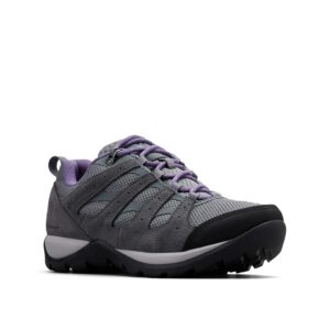 Columbia Women's Redmond V2 Waterproof, Ti Grey Steel/Plum Purple, 10