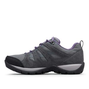 Columbia Women's Redmond V2 Waterproof, Ti Grey Steel/Plum Purple, 10