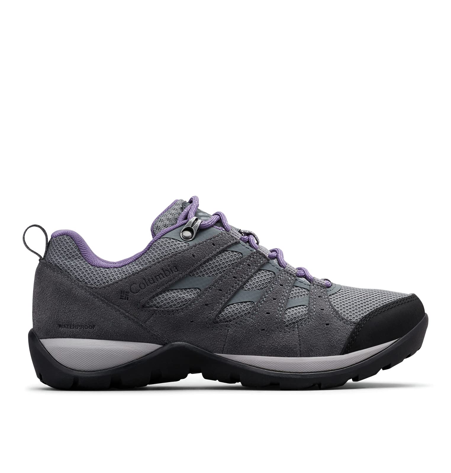 Columbia Women's Redmond V2 Waterproof, Ti Grey Steel/Plum Purple, 10