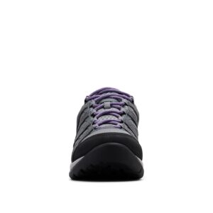 Columbia Women's Redmond V2 Waterproof, Ti Grey Steel/Plum Purple, 10