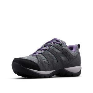 Columbia Women's Redmond V2 Waterproof, Ti Grey Steel/Plum Purple, 10