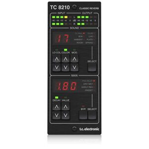 tc electronic tc8210-dt classic mixing reverb plug-in with optional hardware controller and signature presets