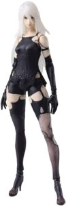 square enix nier automata: bring arts a2 yorha no. 2 type a action figure, multicolor