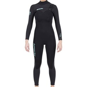 hyperflex 4/3mm women's vyrl f/z fullsuit