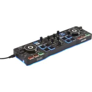 Hercules DJControl Starlight with LED Light & Resident Audio R100 Stereo Headphones Bundle