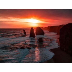 holthausen twelve apostles sunset australia unframed wall art print poster home decor premium