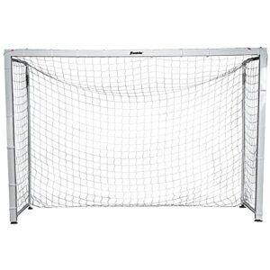 franklin sports futsal goal - aluminum official size futsal goal - indoor soccer net - folding, portable futsal + soccer goal - 9' 10" x 6'7"