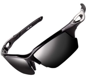 flex v2- polarized sunglasses for men women & teens. ultra tough & lightweight frame, hd lens sports sunglasses for cycling running fishing