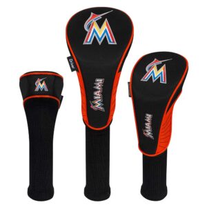 team effort miami marlins set of three headcovers